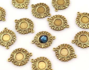 Unique solid brass beads related items | Etsy