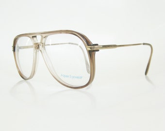 Vintage Clear Eyeglasses Mens Sunglasses Aviator by OliverandAlexa