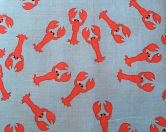 Lobster fabric | Etsy