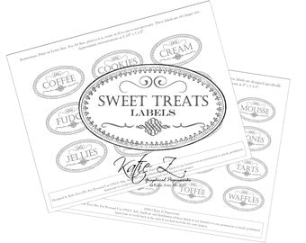 Treat labels | Etsy