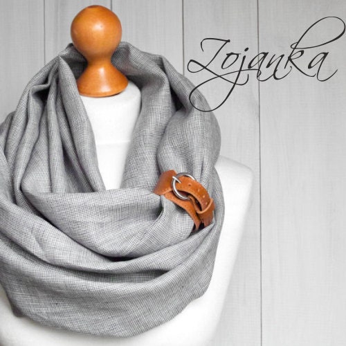 Handmade accessories infinity scarves necklaces pins by Zojanka