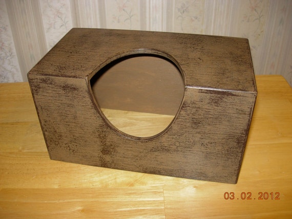 Primitive Tissue Box Cover Home Decor by Pioneervllywoodworks