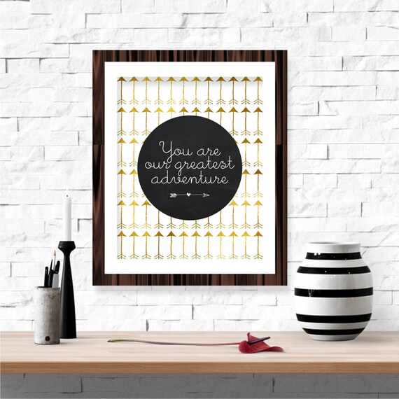 You are Our Greatest Adventure Nursery Wall Art Printable