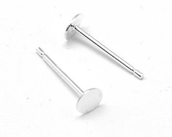 Flat back earring | Etsy