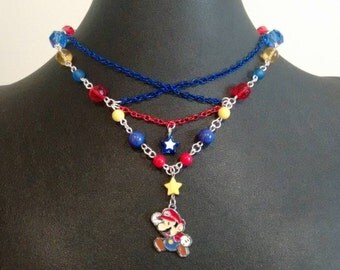 Mario necklace | Etsy