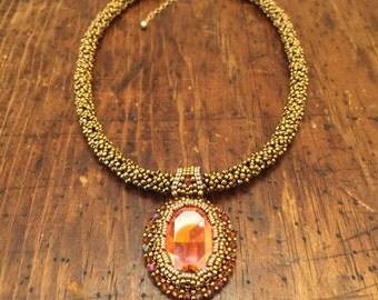 Unique Elegant Vintage-inspired Beaded by AmyKanarekDesigns