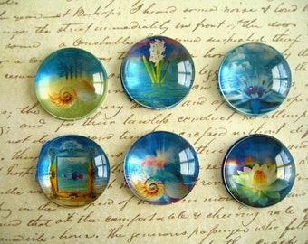 Sea glass magnets | Etsy