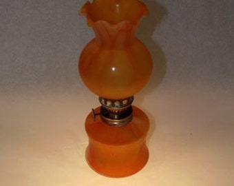 Orange oil lamp | Etsy