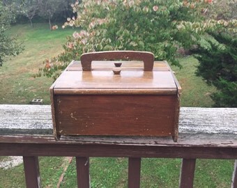 Vintage sewing box | Etsy