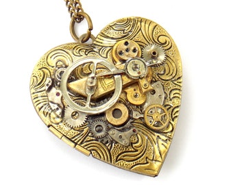 Unique Victorian steampunk and time travel by TimeMachineJewelry