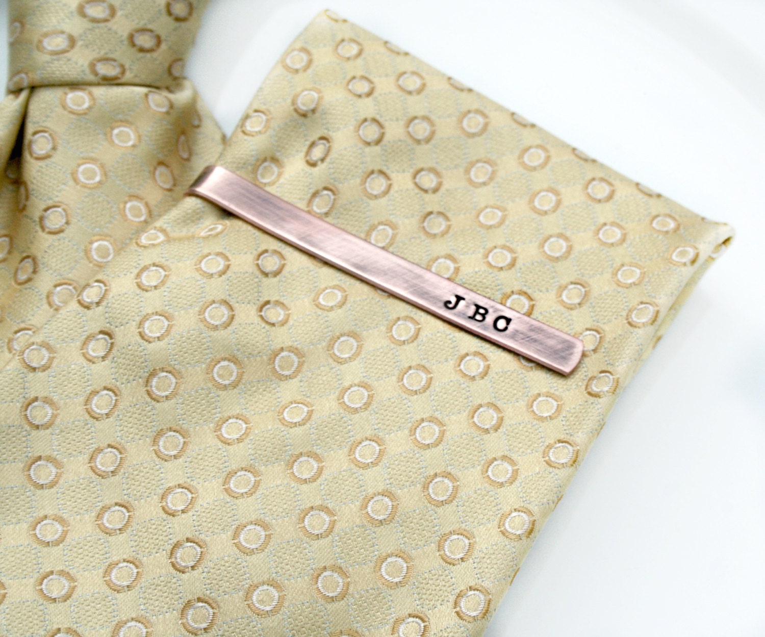 Groomsmen Tie Clip Personalized Men's by 3LittlePixiesShoppe