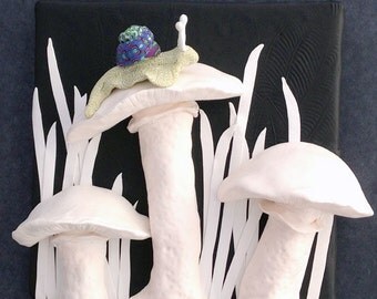 Mushroom tile | Etsy