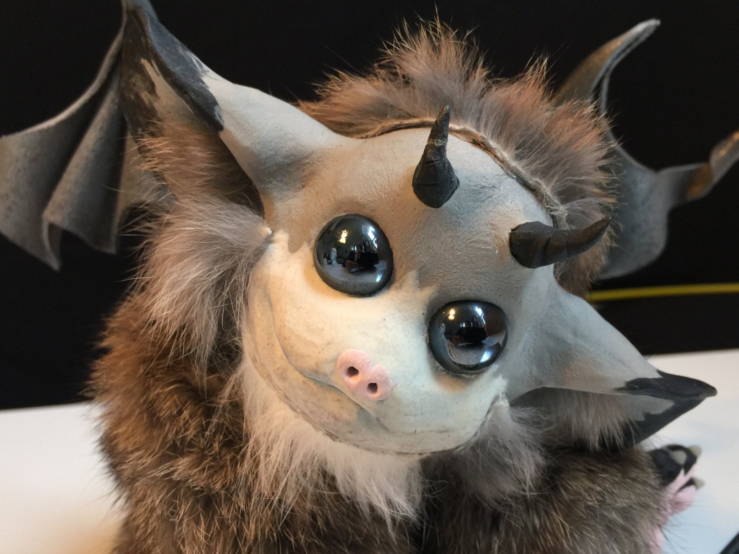 Flying Lemur Bat Baby Winged Lemur Guardian Animal Puppet Pet