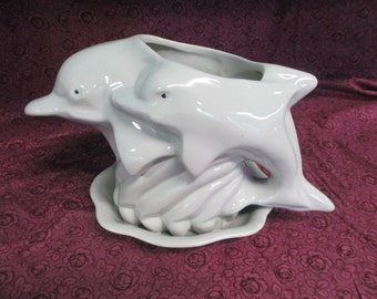 Dolphin planter | Etsy