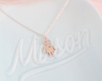 Robot jewelry | Etsy