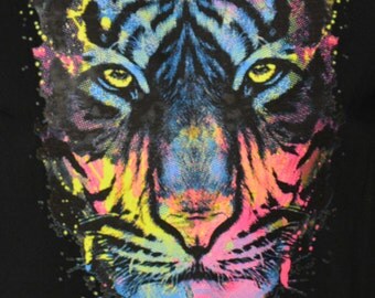 Neon tiger | Etsy