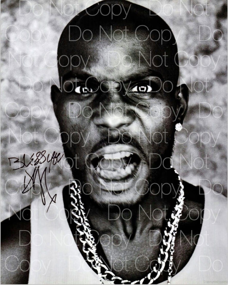 DMX signed rap hip hop 8X10 photo picture poster autograph RP