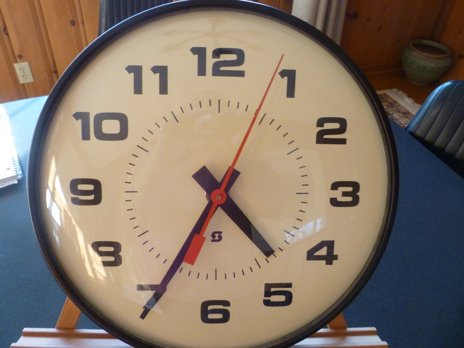 Vintage Simplex 13 Industrial Wall Clock