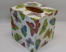 Unique decoupage tissue box related items | Etsy