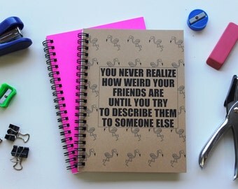 ReALiStiC Best Friend Contract 5 x 7 journal
