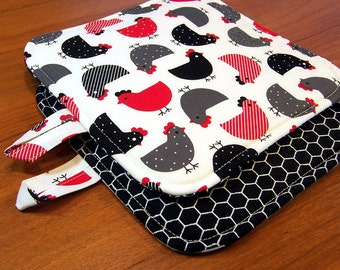 Chicken pot holder | Etsy