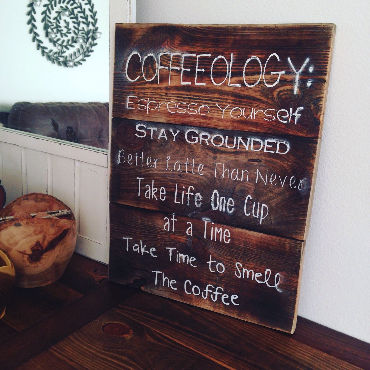 Rustic Coffee Sign by CountreeRustic on Etsy