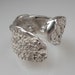 Organic Silver Ring Solid Sterling Silver Ring Open at