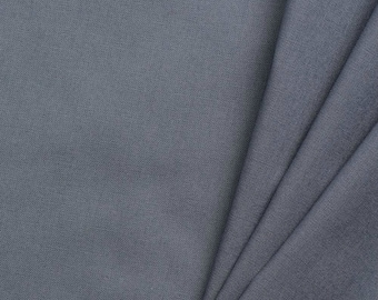 Gray cotton fabric | Etsy