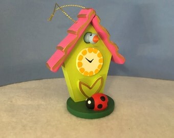 Ladybug clock | Etsy