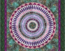 Unique spiral quilt pattern related items | Etsy