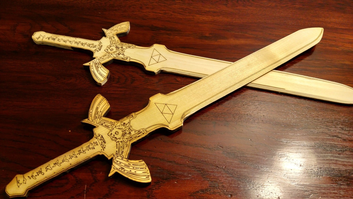 Engraved Master Sword 19 Long 1/4 Thick