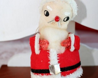 Paper mache santa | Etsy