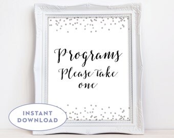 Programs basket | Etsy