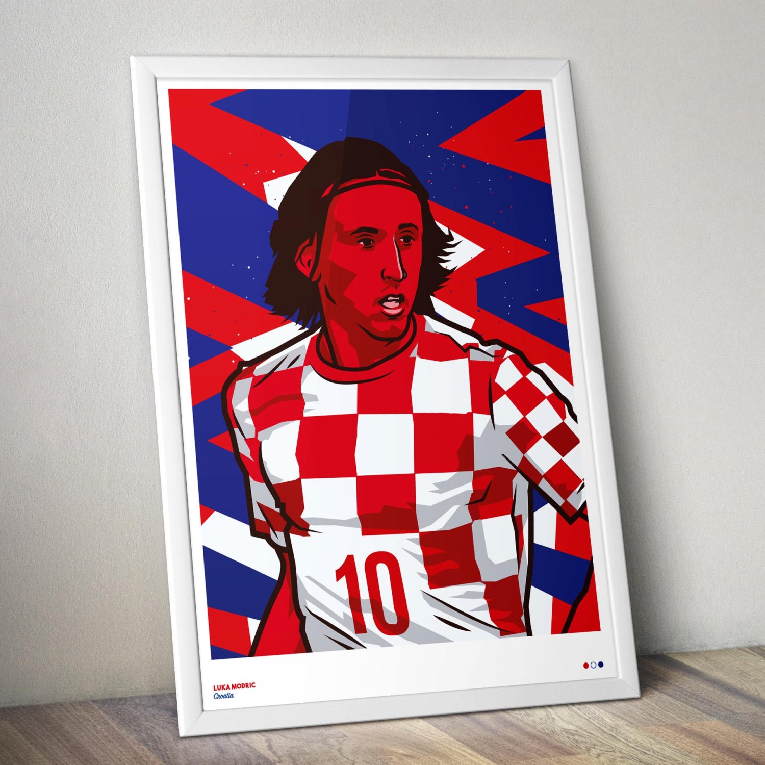 Luka Modric Croatia Poster