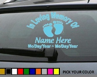 Rest in peace decal | Etsy