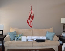 Unique flame decals related items | Etsy