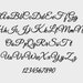 Classic Elegant Embroidery Machine Font in Multiple file