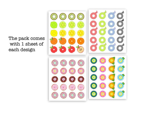 Planner/Binder page reinforcements by LovelyScrolling on Etsy