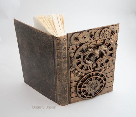Steampunk Notebook by Artcreativehands on Etsy