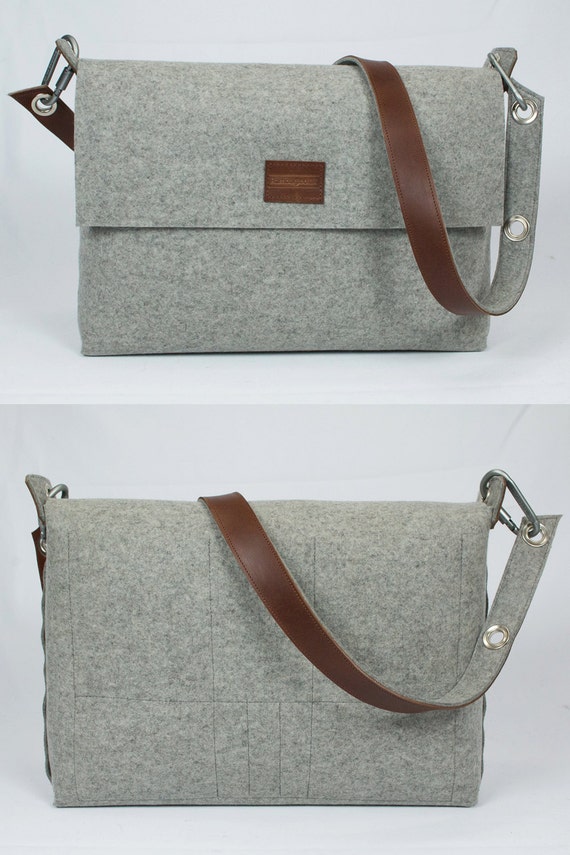 A3 Messenger Bag Mens satchel bag / A3 paper size bag / by Rambag