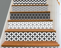 Unique stair riser decor related items | Etsy