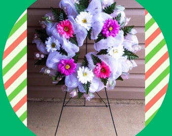 Sympathy wreath | Etsy