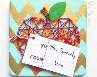Apple string art | Etsy