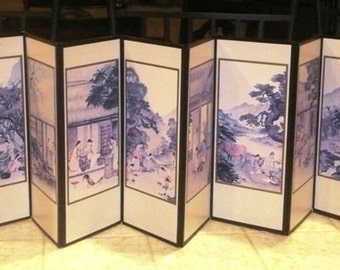 Folding table screen | Etsy