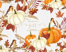 Popular items for autumn clip art on Etsy