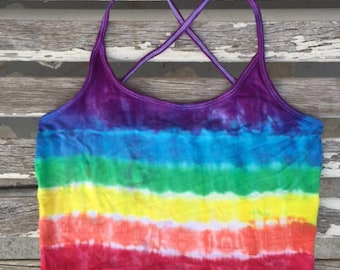 Unique rainbow crop top related items | Etsy