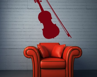 Violin decal | Etsy