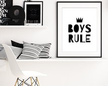 Unique boys room poster related items | Etsy