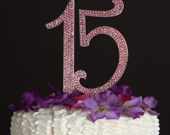 15 cake topper | Etsy