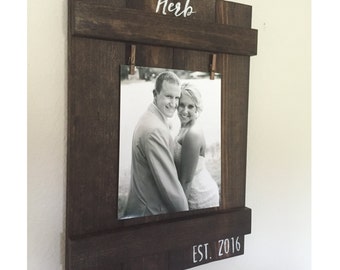 Clothespin frame | Etsy